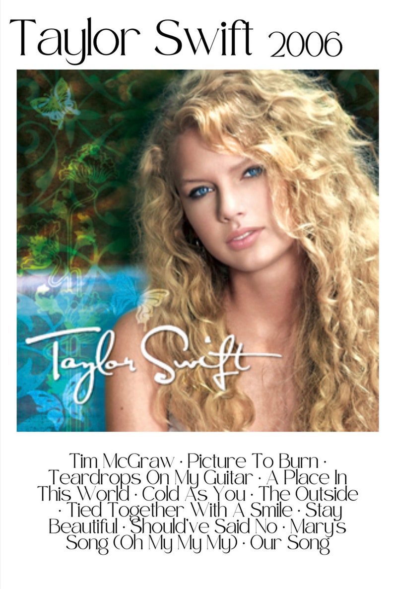 Taylor Swift Wall Art Album Covers Eras Tour Taylor's Version Swiftie ...