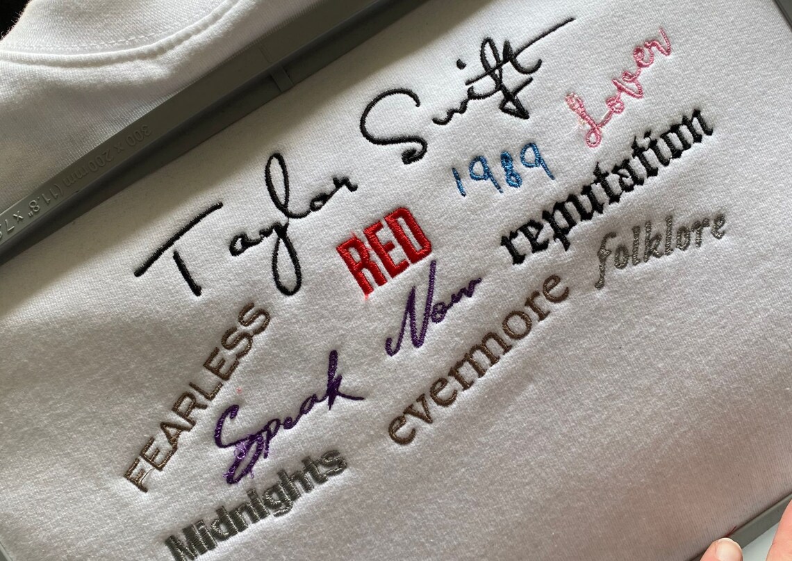 Taylor Swift Embroidery Design - Etsy