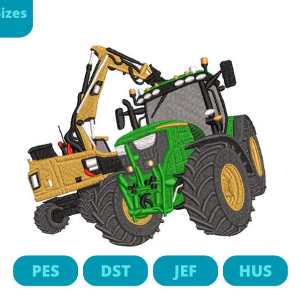John Deere Pes Embroidery - Etsy