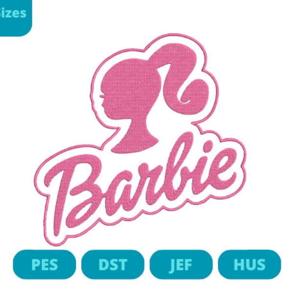 Barbie Embroidery Design - Etsy