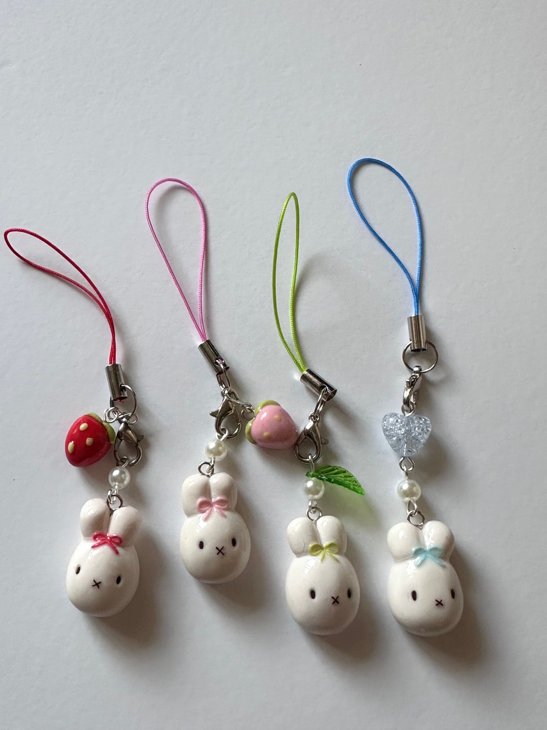 Miffy Clay Phone Straps - Etsy