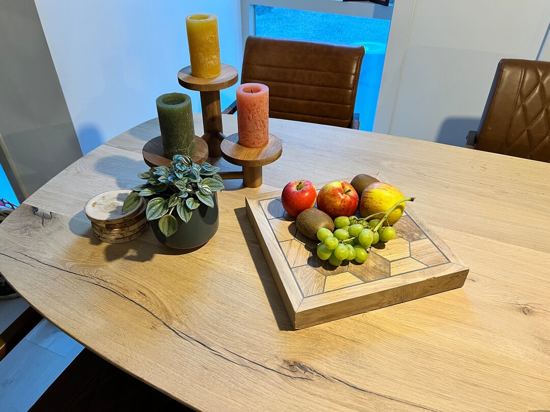 Modern Sleek Snacks Shelf Made of Solid Wood Oak - Etsy