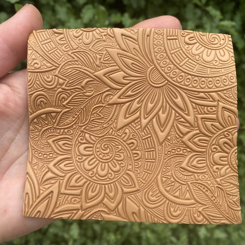 Mandala Texture Mat 1 for Polymer Clay - Etsy