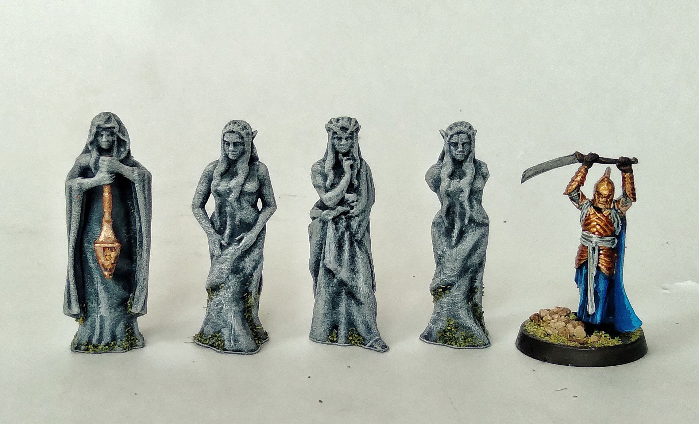 Elven Statues | Elven Kingdom | 3D Printing | DND | Tabletop Wargames ...