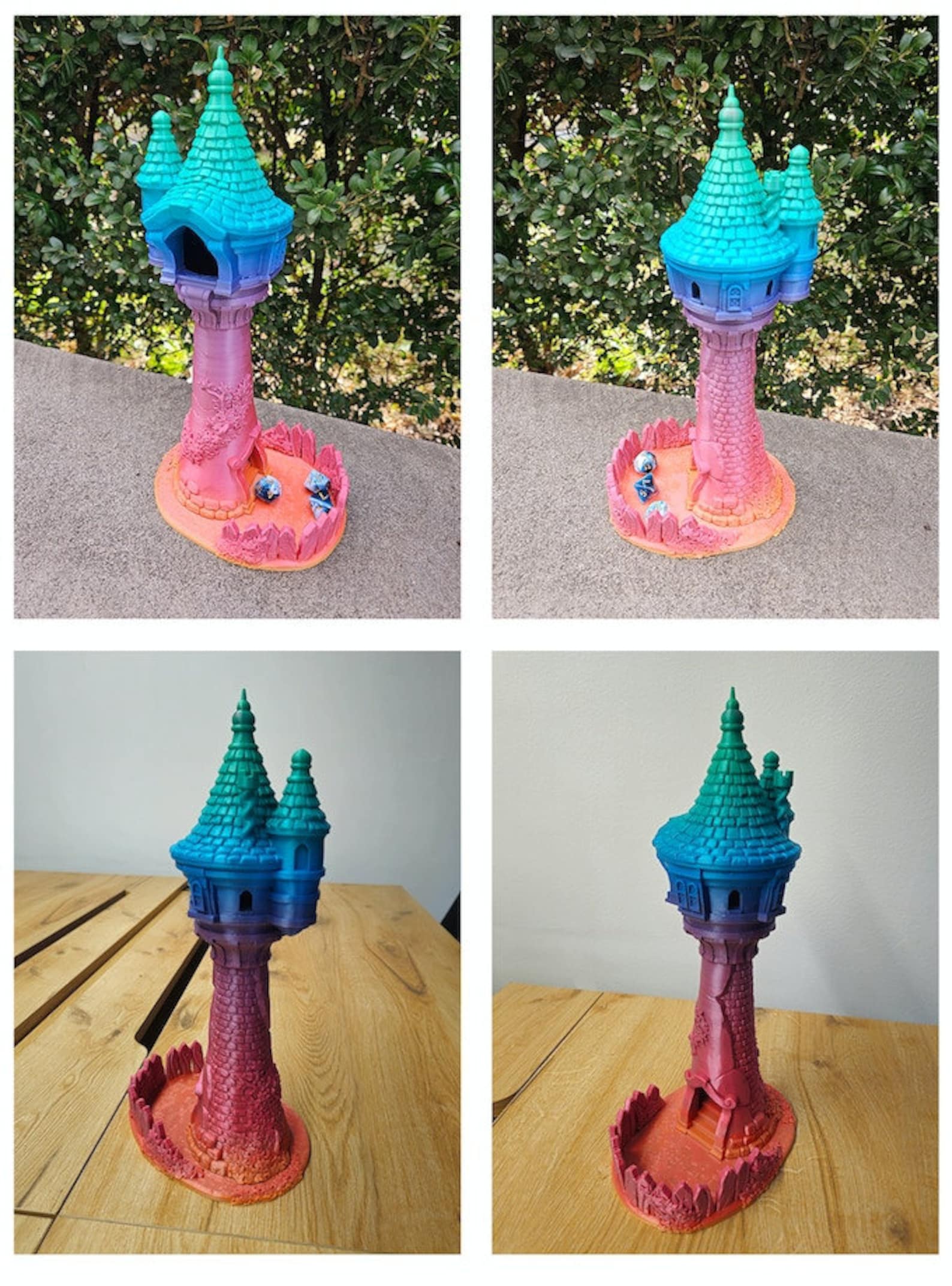 Tangled Dice Tower | Rapunzel Design | DND Terrain | Pathfinder ...