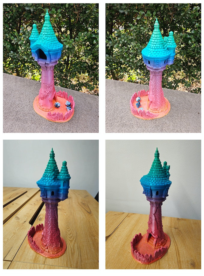 Tangled Dice Tower | Rapunzel Design | DND Terrain | Pathfinder ...