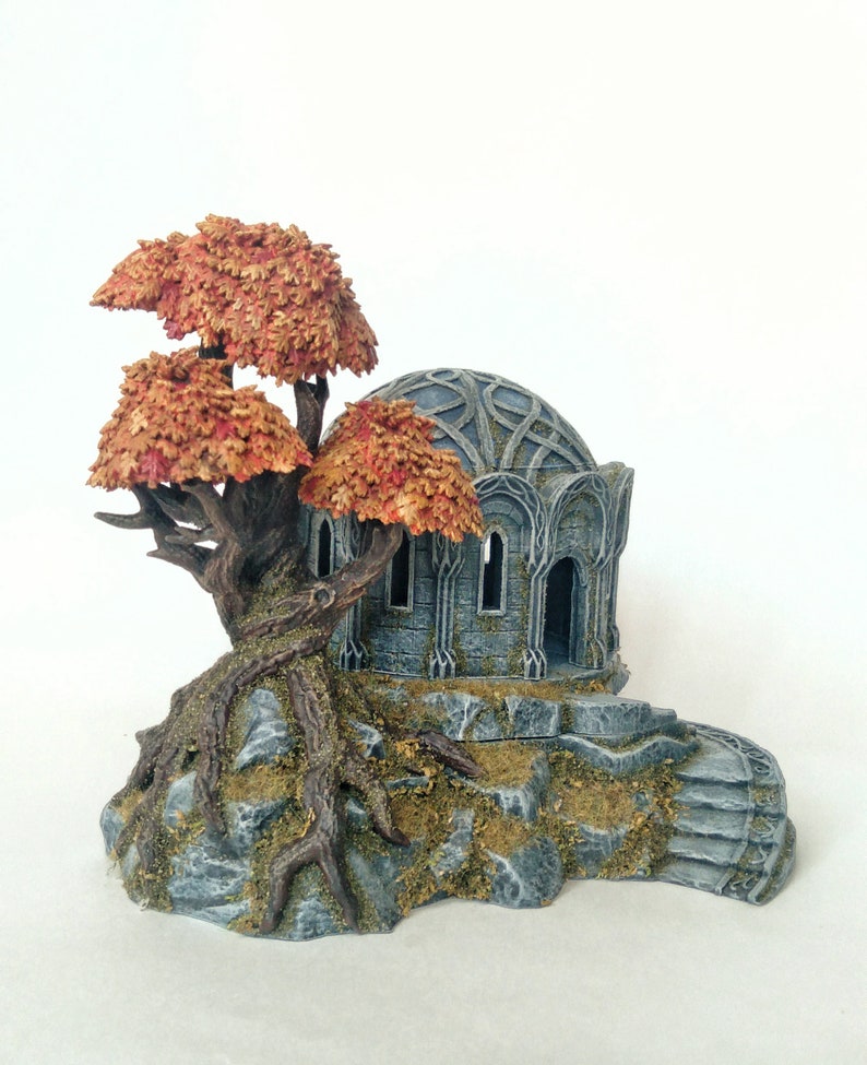 Elven Library | Elven Kingdom | 3D Printing | DND | Tabletop Wargames ...