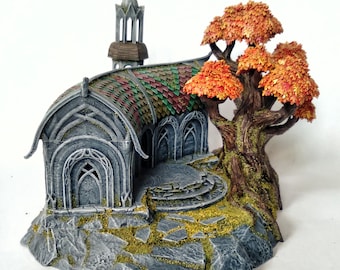 Elven Library | Elven Kingdom | 3D Printing | DND | Tabletop Wargames ...