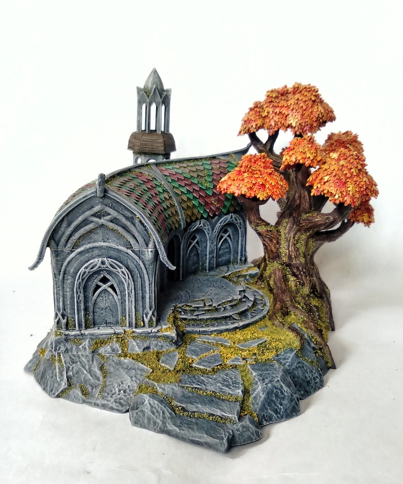 Elven Mansion | Elven Kingdom | 3D Printing | DND | Tabletop Wargames ...