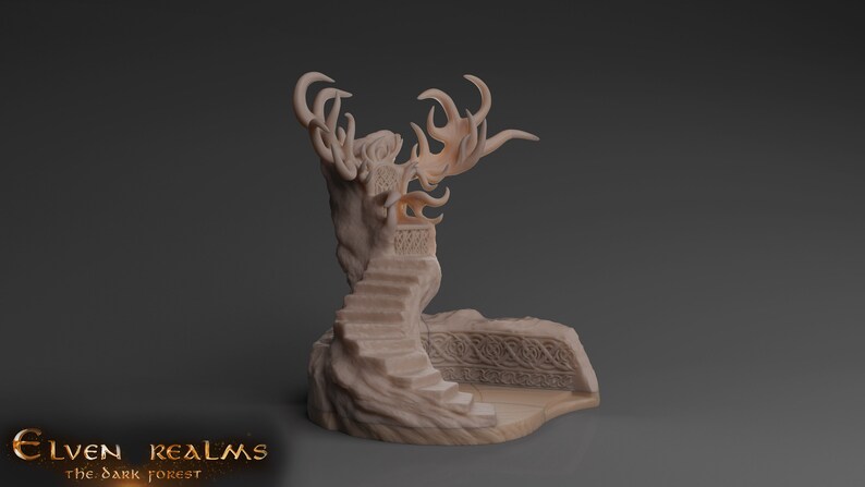 Throne - Shrine - Fountains | Elven Kingdom | 3D Printing | DND ...