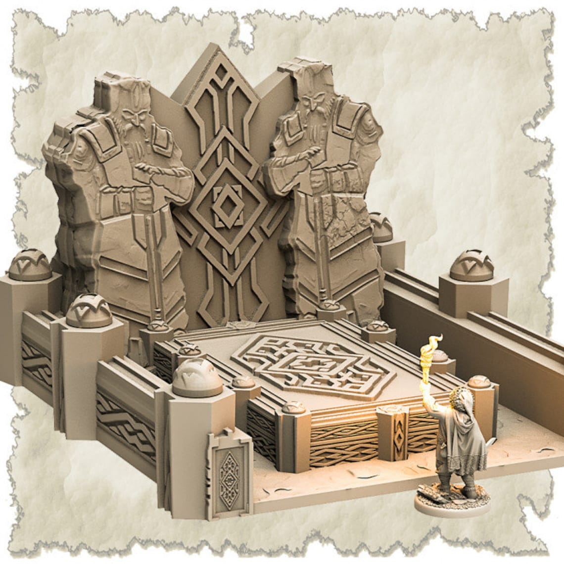 Dwarven Tombs Dwarven Kingdom 3D Printing DND Tabletop Wargames - Etsy