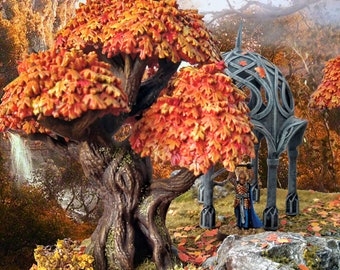 Elven Library | Elven Kingdom | 3D Printing | DND | Tabletop Wargames ...