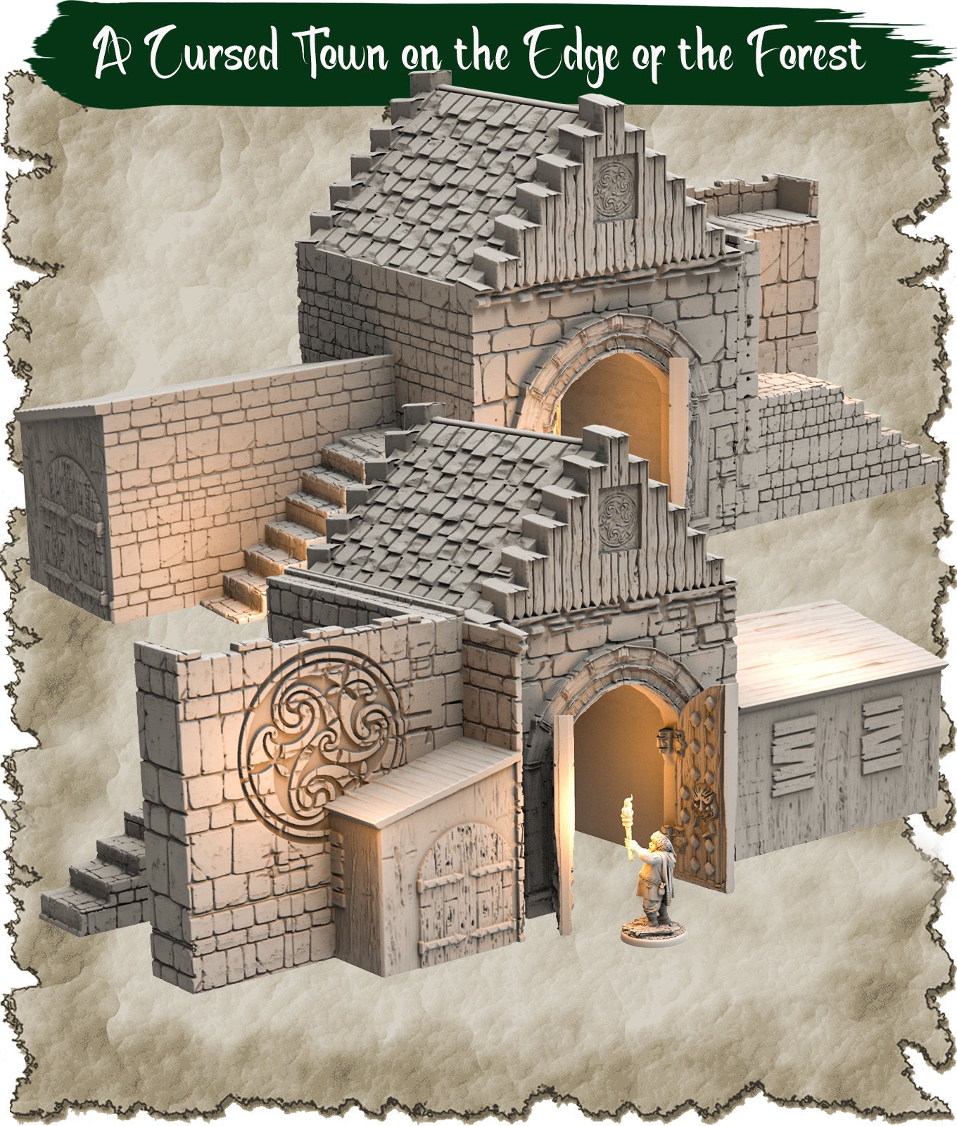 Cursed Town | Darkwood Forest | 3D Printing | DND | Tabletop Wargames ...