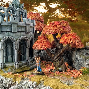 Elven Fort | Elven Kingdom | 3D Printing | DND | Tabletop Wargames - Etsy