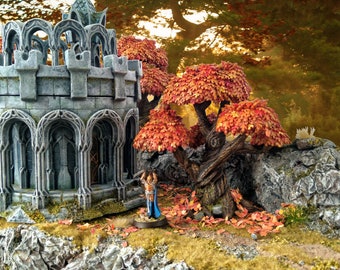 Elven Library | Elven Kingdom | 3D Printing | DND | Tabletop Wargames ...