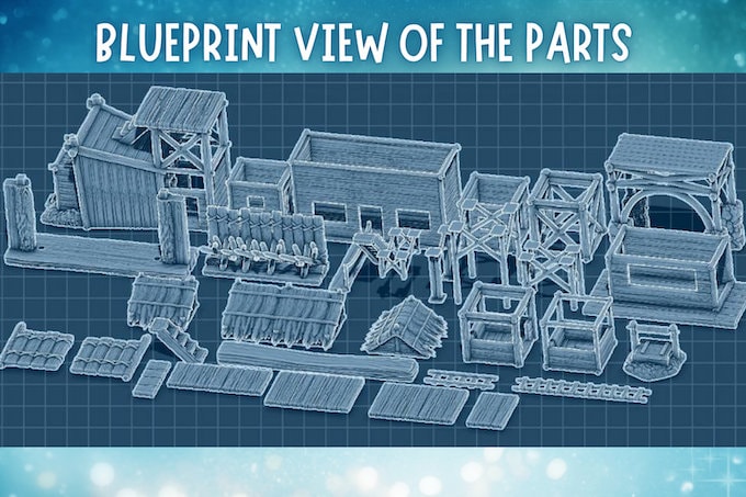 Barbarian Outpost | 3D Printing | Tabletop Building/terrain | D&D ...