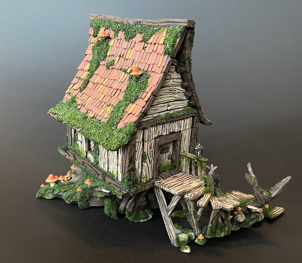 Witch in the Wood Alchemist Forest Lodge 3D Printing - Etsy