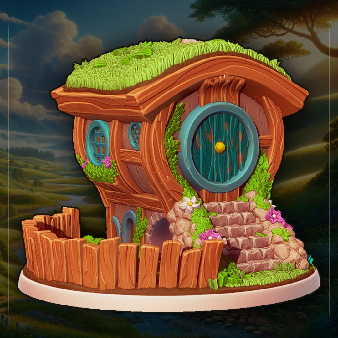 Hobbit Dice Tower | Middle Earth / Shire Design | DND Terrain ...