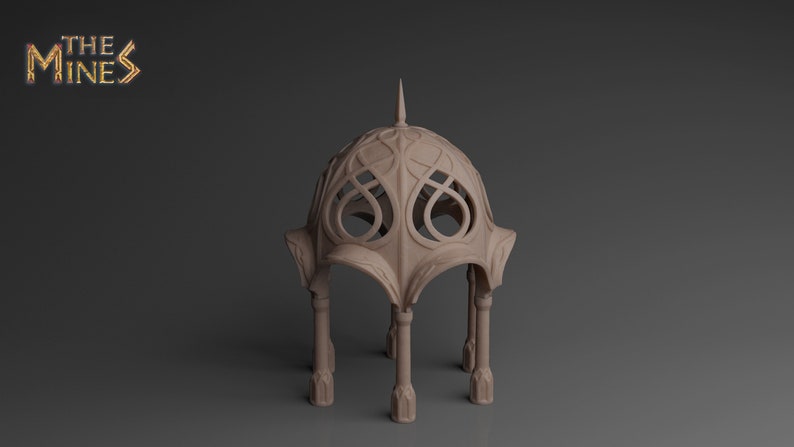 Gazebo (1 & 2) | Elven Kingdom | 3D Printing | DND | Tabletop Wargames ...