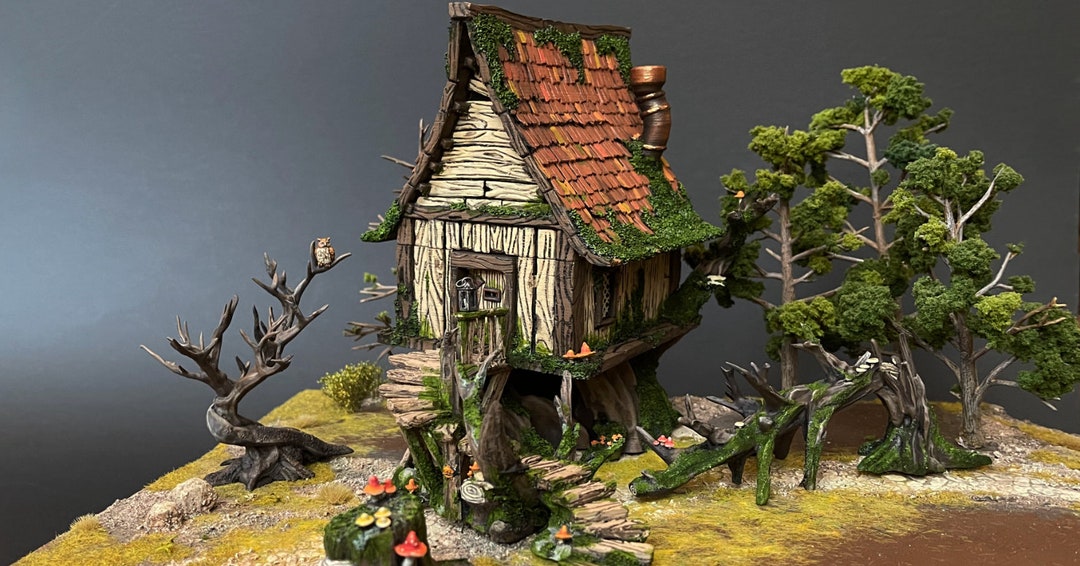 Witch in the Wood | Alchemist Forest Lodge | 3D Printing | Tabletop ...