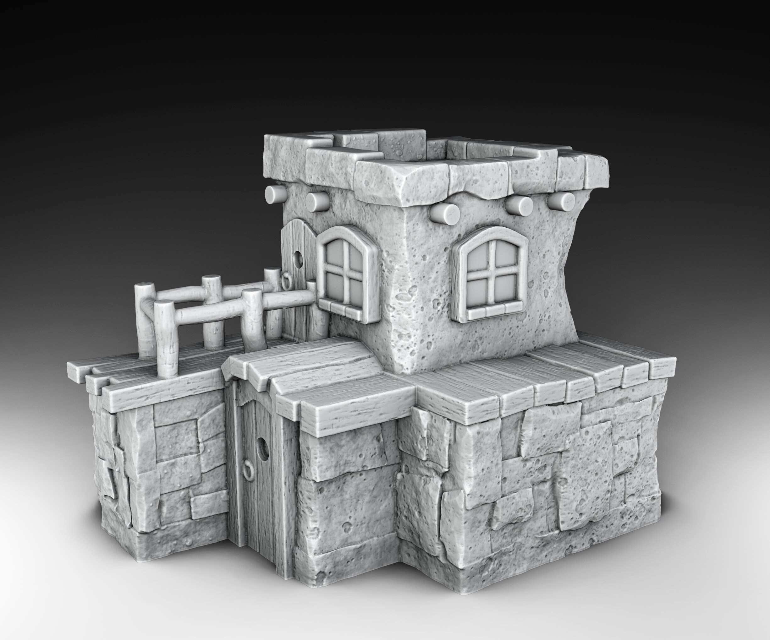 Medieval Village | House 1-9 | 3D Printing | DND | Tabletop Wargames - Etsy
