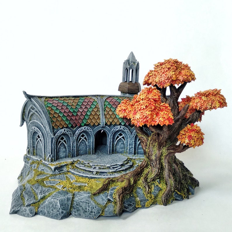 Elven Mansion | Elven Kingdom | 3D Printing | DND | Tabletop Wargames ...