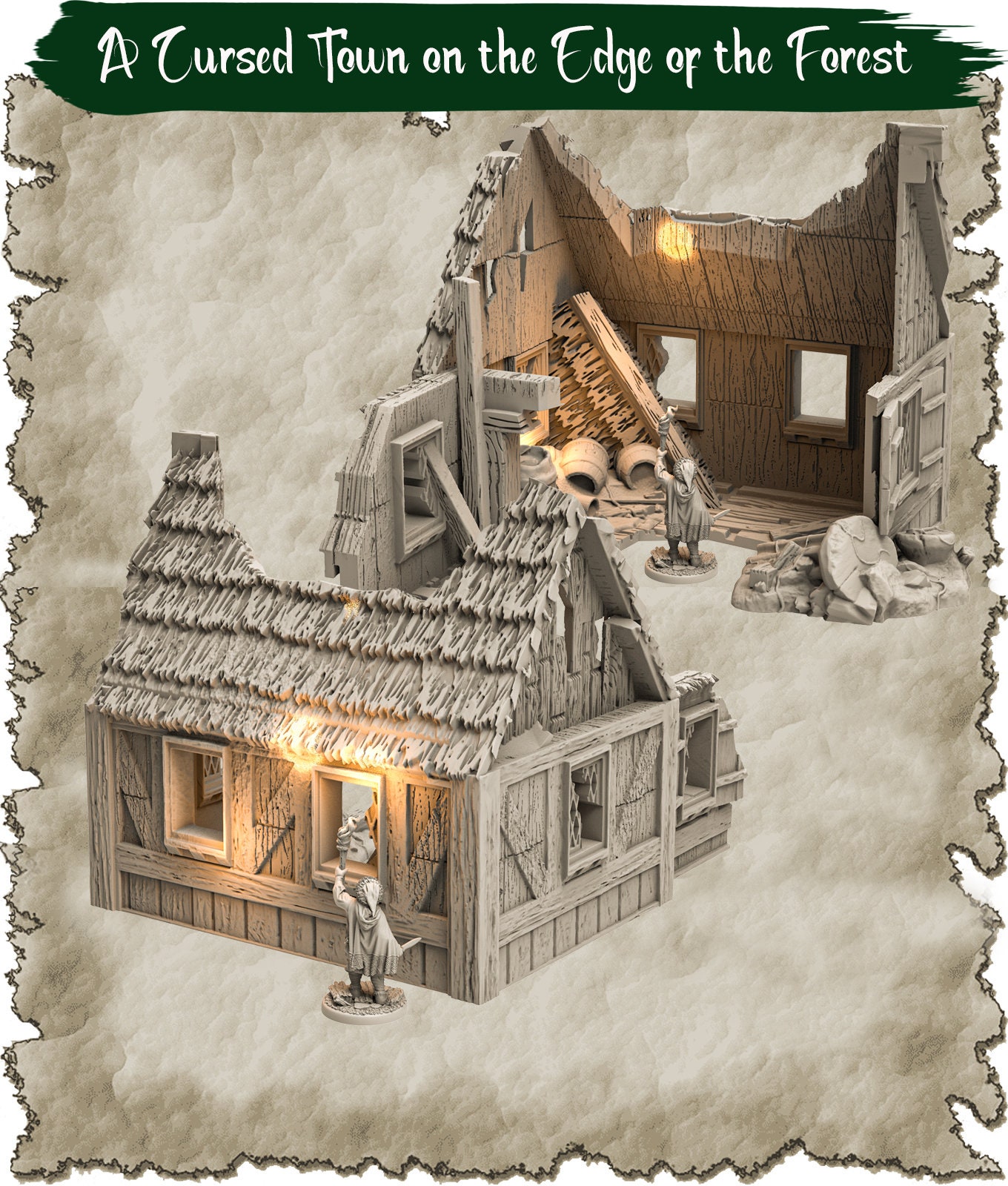 Cursed Town | Darkwood Forest | 3D Printing | DND | Tabletop Wargames ...