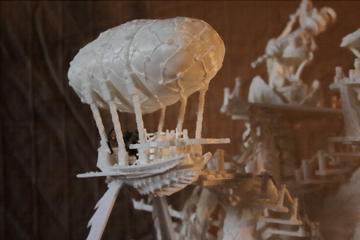 Fantasy Airship | 3D Printing | Tabletop Terrain | D&D | Pathfinder | Tabletop Skirmish Wargame ...