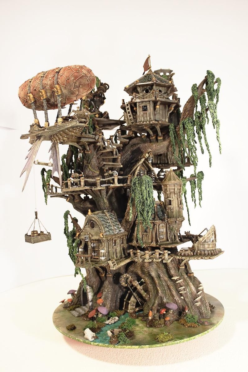 The Grand Tree | Tree Village | 3D Printing | Tabletop Terrain | D&D ...
