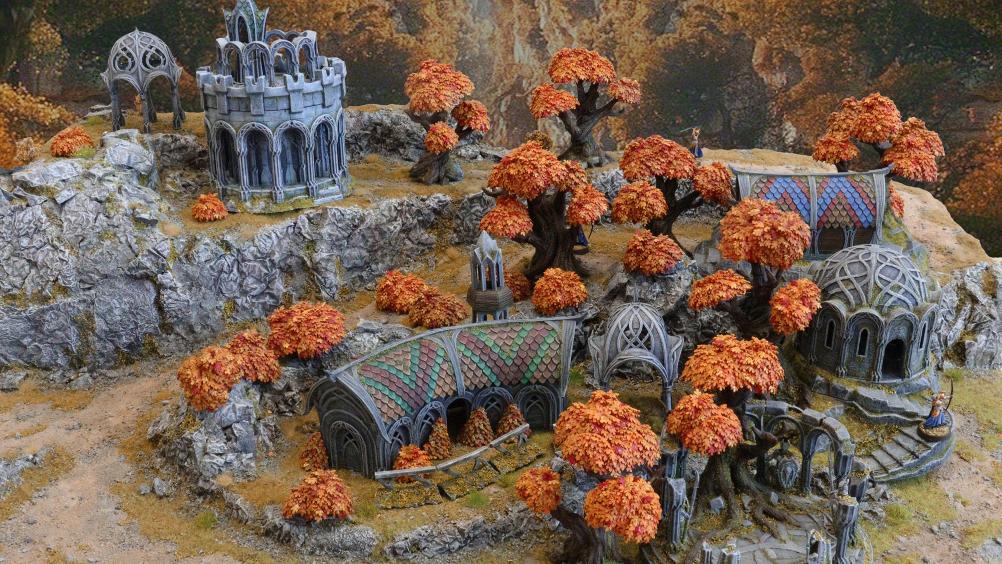 Elven Mansion | Elven Kingdom | 3D Printing | DND | Tabletop Wargames ...