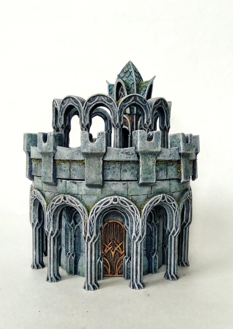 Elven Fort | Elven Kingdom | 3D Printing | DND | Tabletop Wargames - Etsy