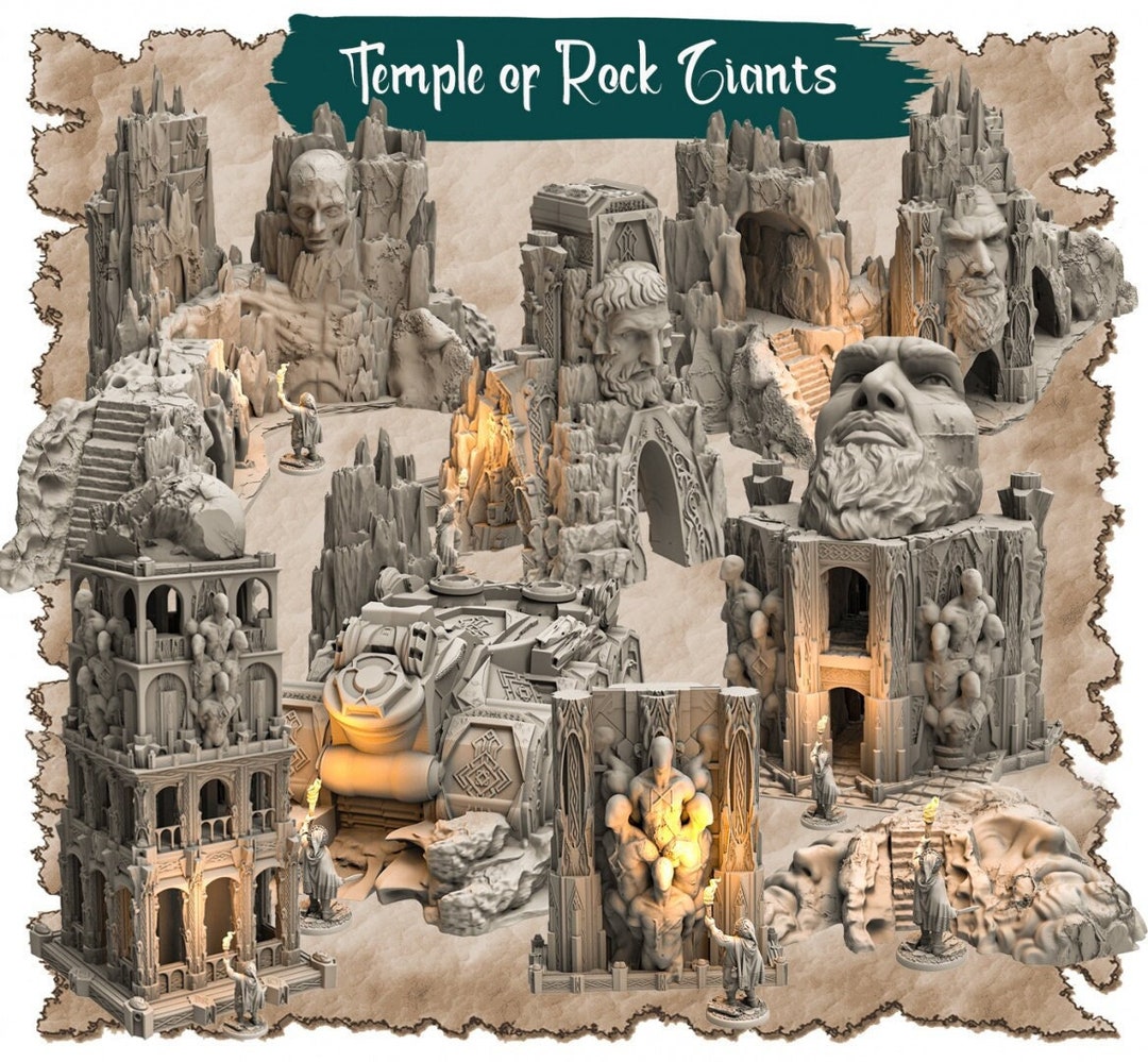 Temple of Giants | Echo's of an Ancient Civilization | 3D Printing ...