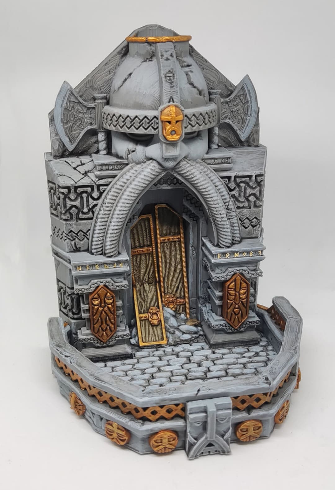 Dwarven Stronghold Dice Tower | Dwarven Kingdom | Dice Tray | Dice Tower | DND Terrain ...
