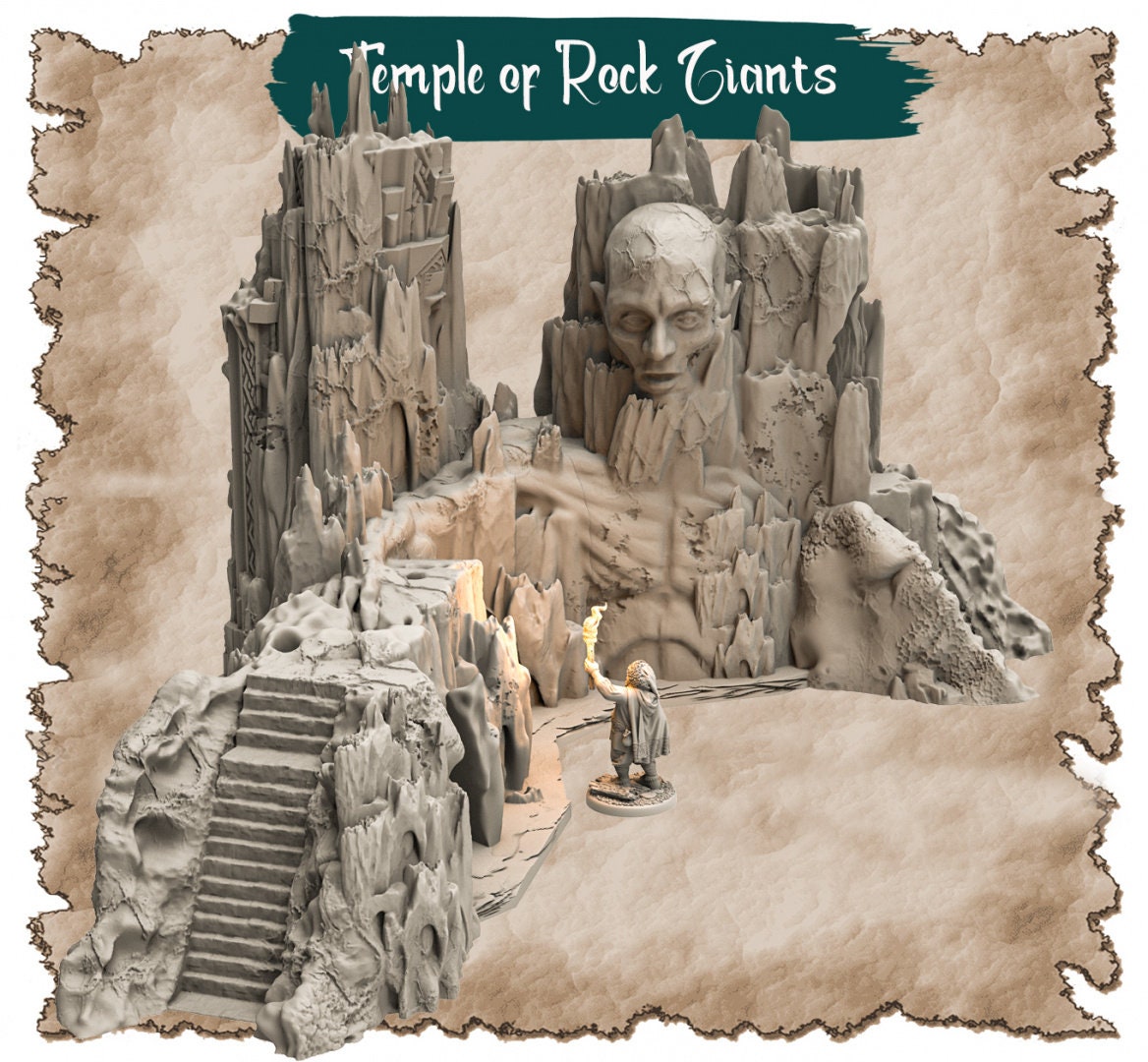 Temple of Giants Echo's of an Ancient Civilization 3D Printing DND ...