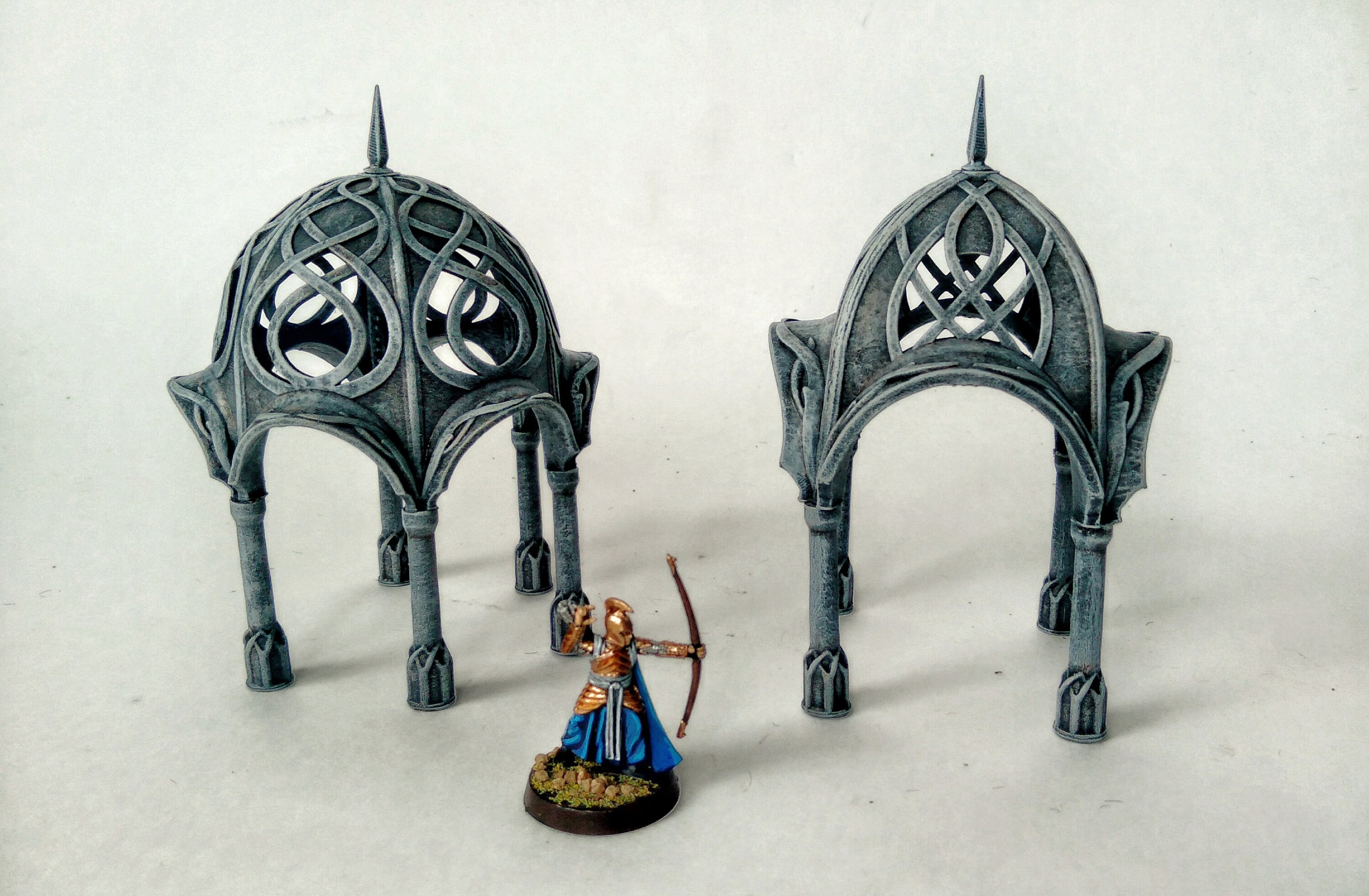 Gazebo (1 & 2) | Elven Kingdom | 3D Printing | DND | Tabletop Wargames ...