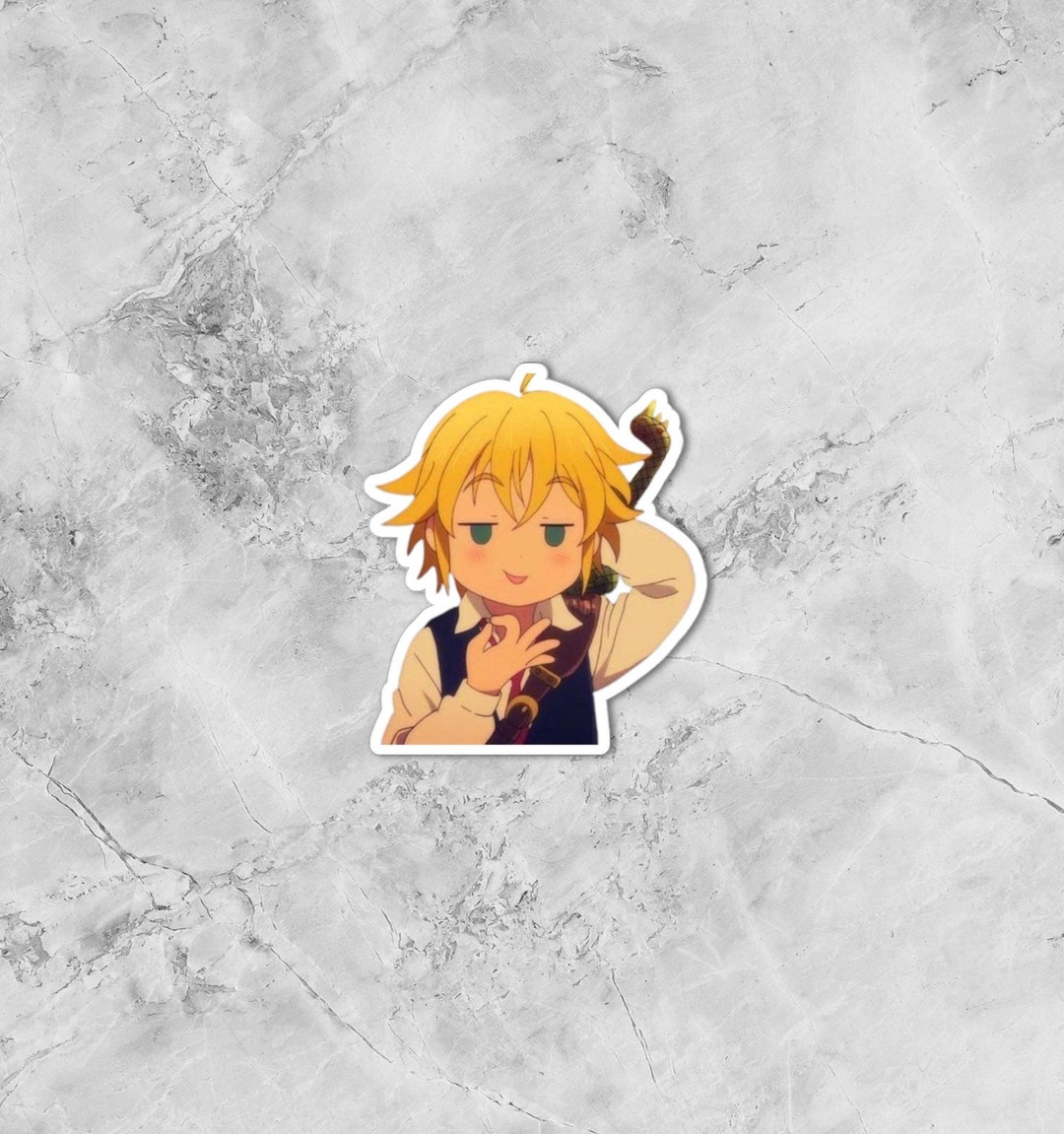 Meliodas Sticker Seven Deadly Sins Sticker Anime Vinyl Decal - Etsy