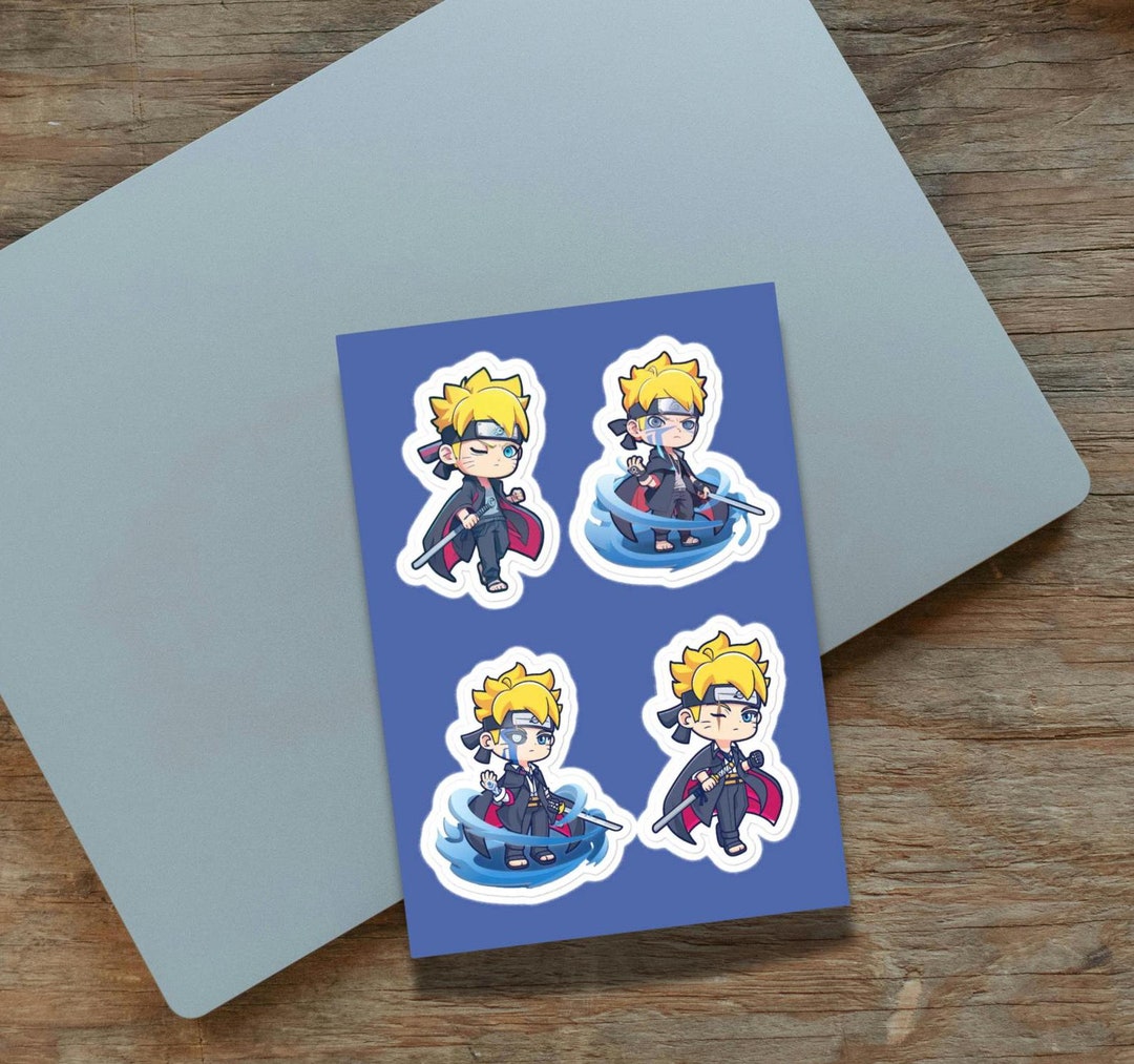 Chibi Boruto Sticker Sheet Cute Ninja Vinyl Decals Boruto Fan Art - Etsy