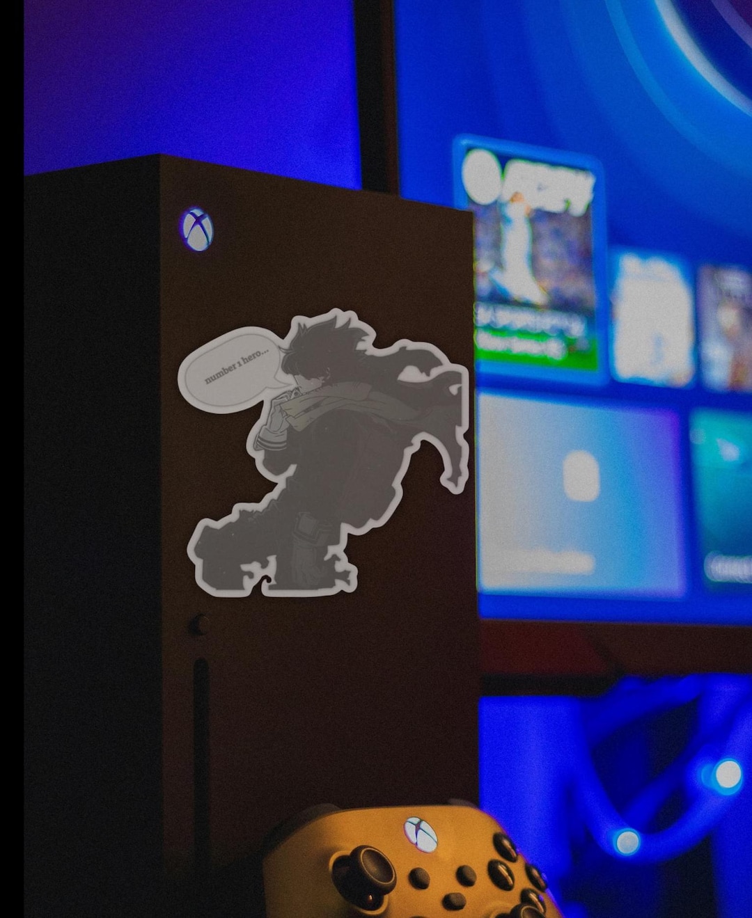 Dark Deku Sticker My Hero Academia Vinyl Decal Edgy Hero Design - Etsy