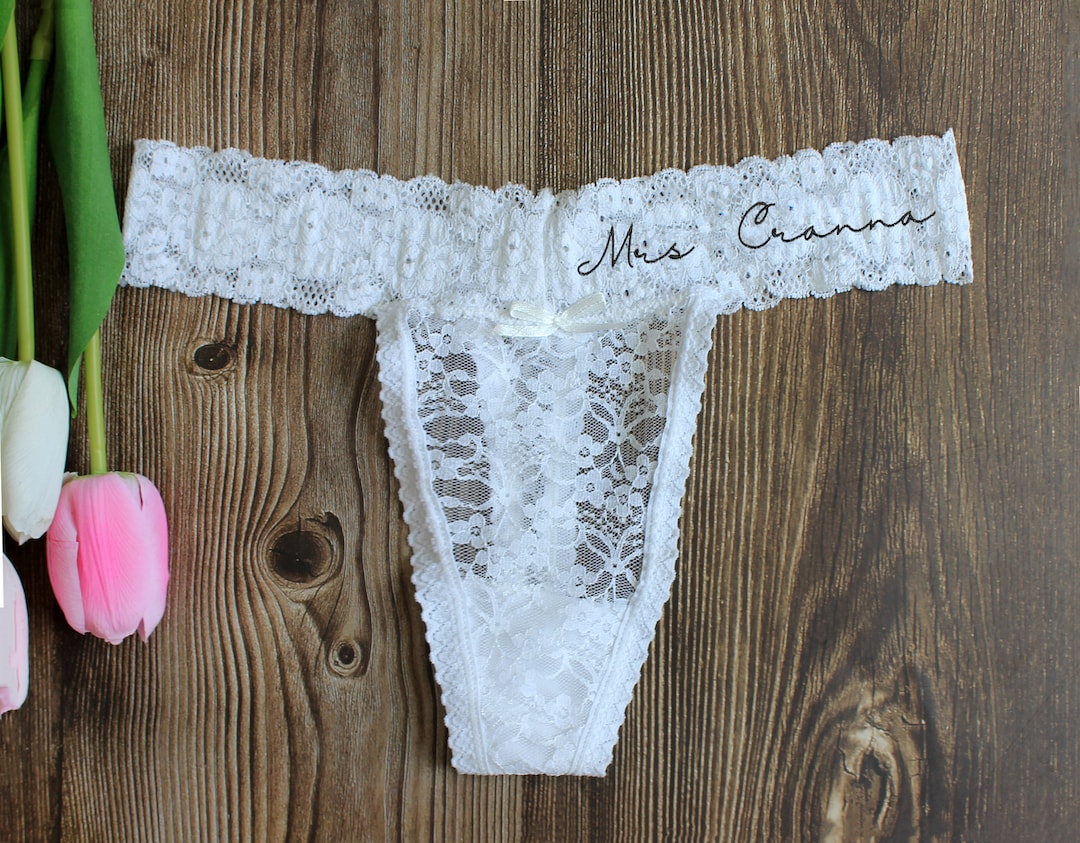 Cosabella Bridal Lingerie Personalized,bridal Thongs Panties, Custom ...