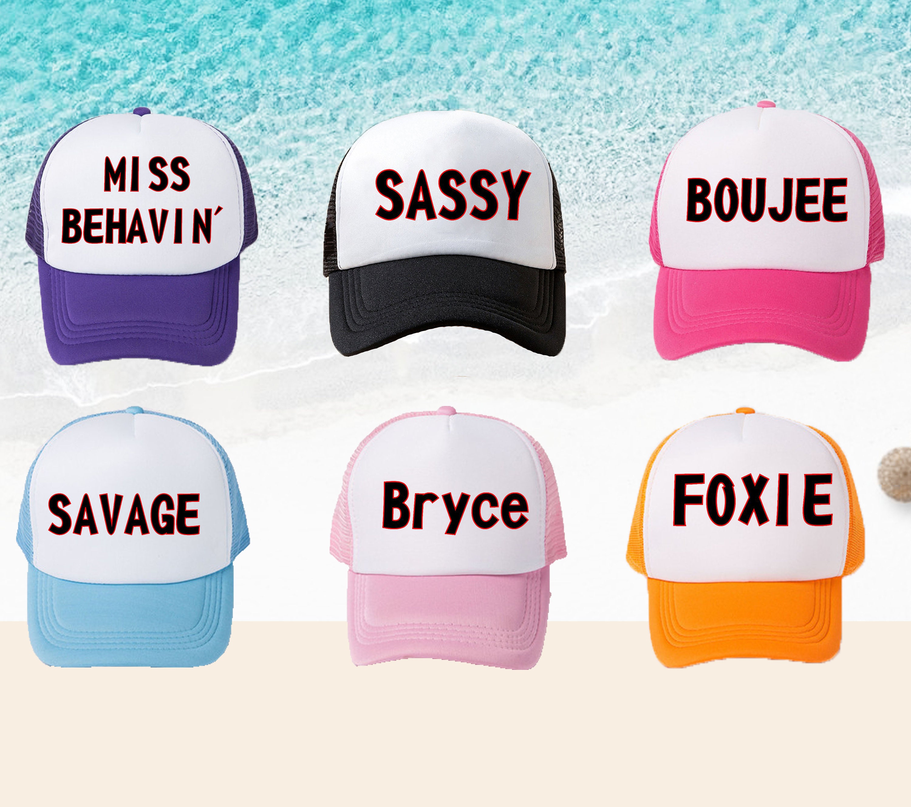 Puff Print Party Hats,bachelor Party Hat,crew Hat,team Crew,totally ...