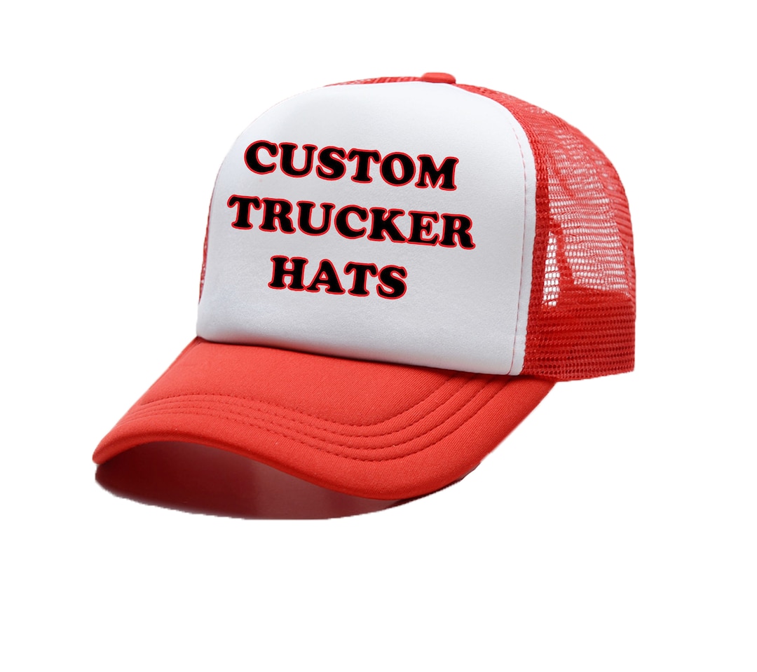 CUSTOM TRUCKER Hats // Unbeatable Quality and Price // Logos ...