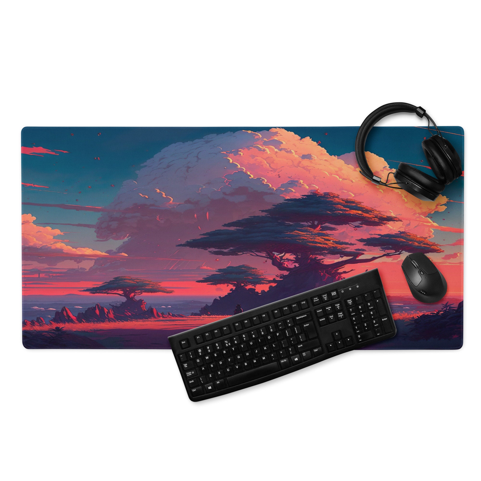 Desk Mat Anime, Cute Deskmat, Gaming Desk Mat
