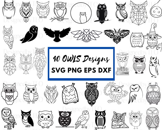 Owl SVG Owl PNG Owl Clipart Bird Svg Owl Silhouette Owl - Etsy Australia