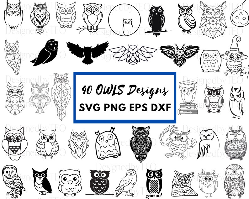 Owl SVG Owl PNG Owl Clipart Bird Svg Owl Silhouette Owl - Etsy Ireland