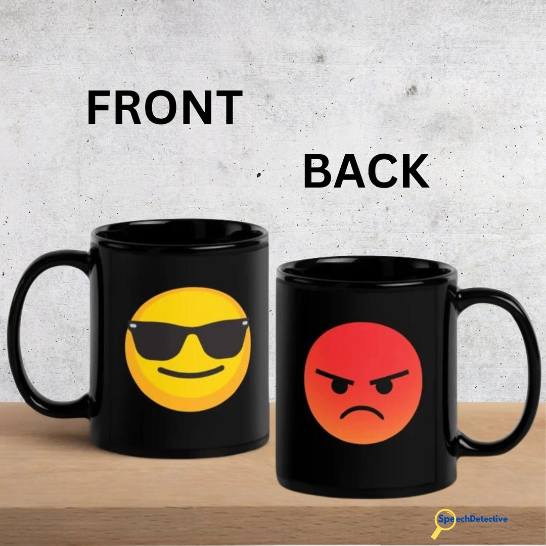 Mean Mug Mean Mode Cool Mode Smiley Face Angry Face Emoji Emoticon ...
