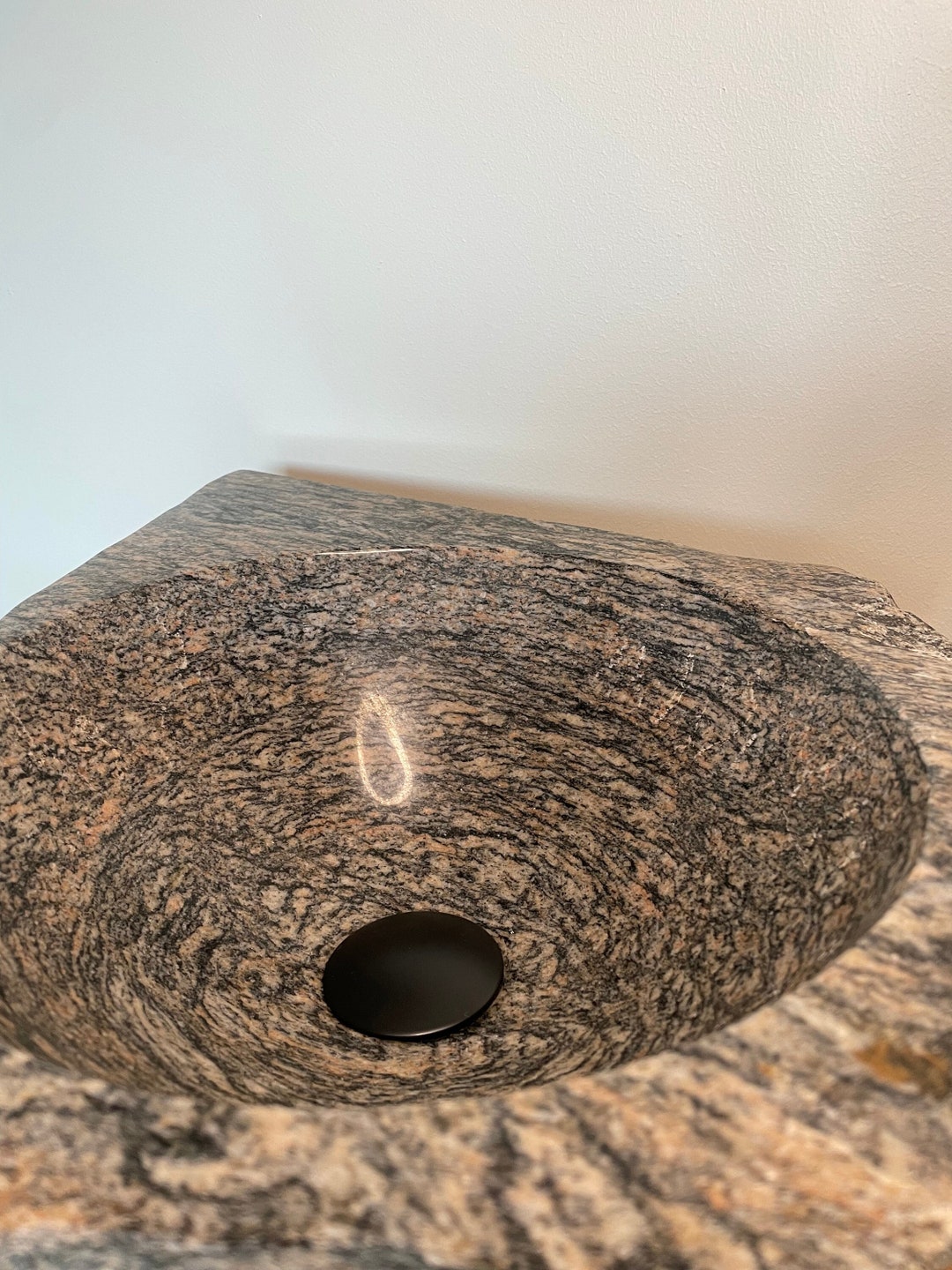 Stone Sink Natural Design & Hand Carved Granite Stone - Etsy