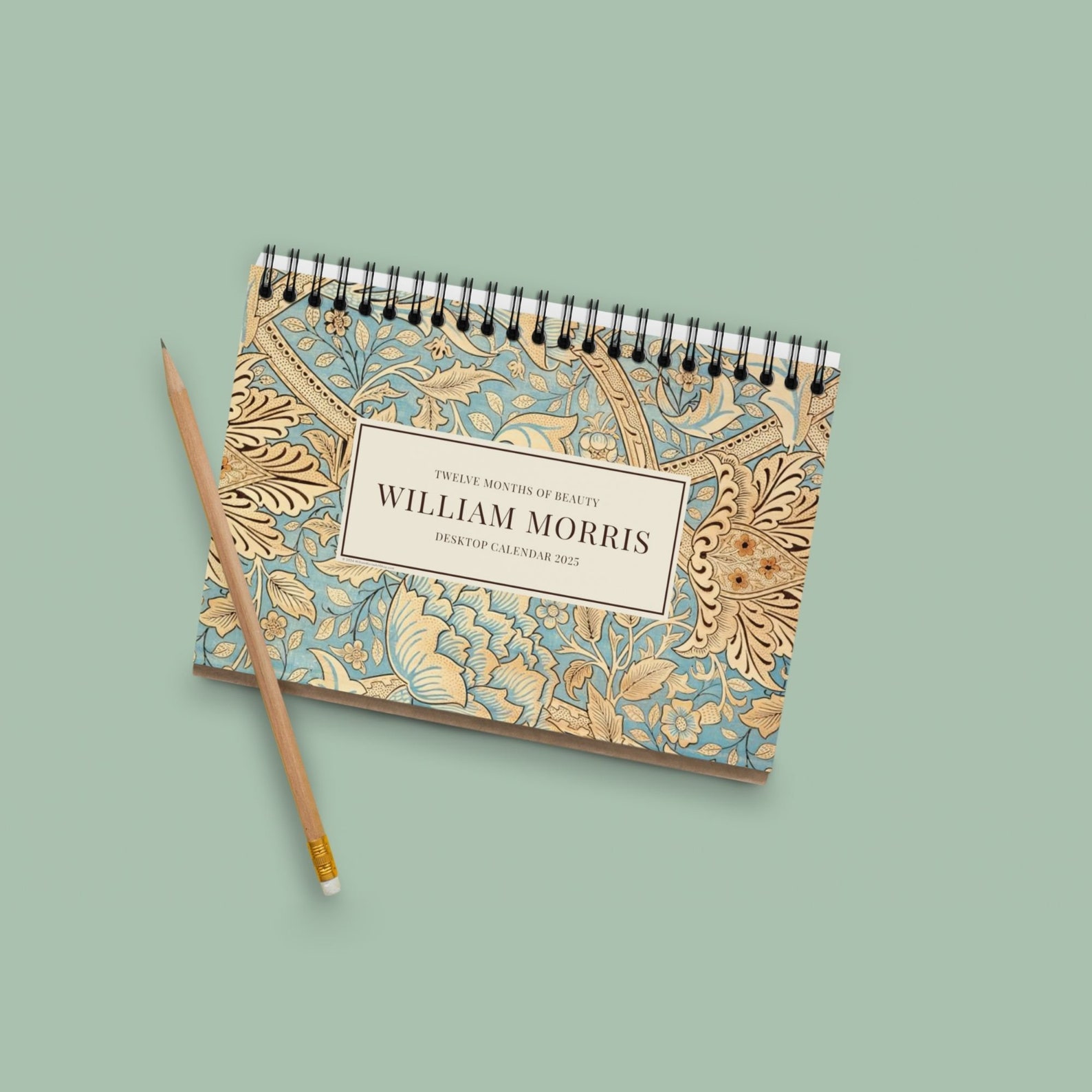 William Morris Desk Calendar - Windrush Pattern, Vintage Floral Designs ...