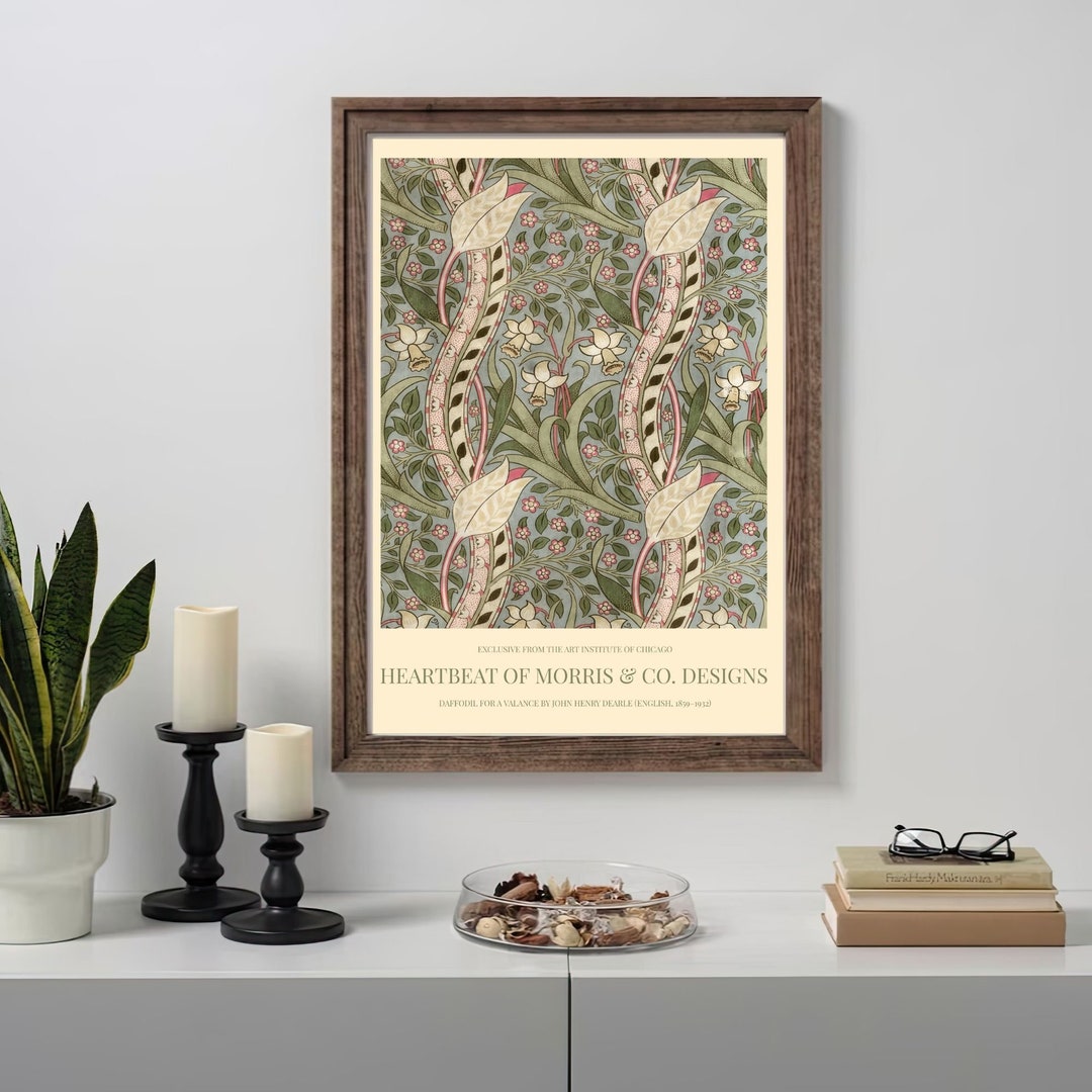 William Morris & Co.: Daffodil for Valance by John Henry Dearle ...
