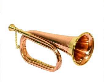 Brass Copper Bugle - Etsy