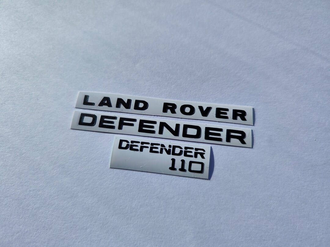 Land Rover Defender Style Bonnet and Boot Stickers for FTX Kanyon DF ...